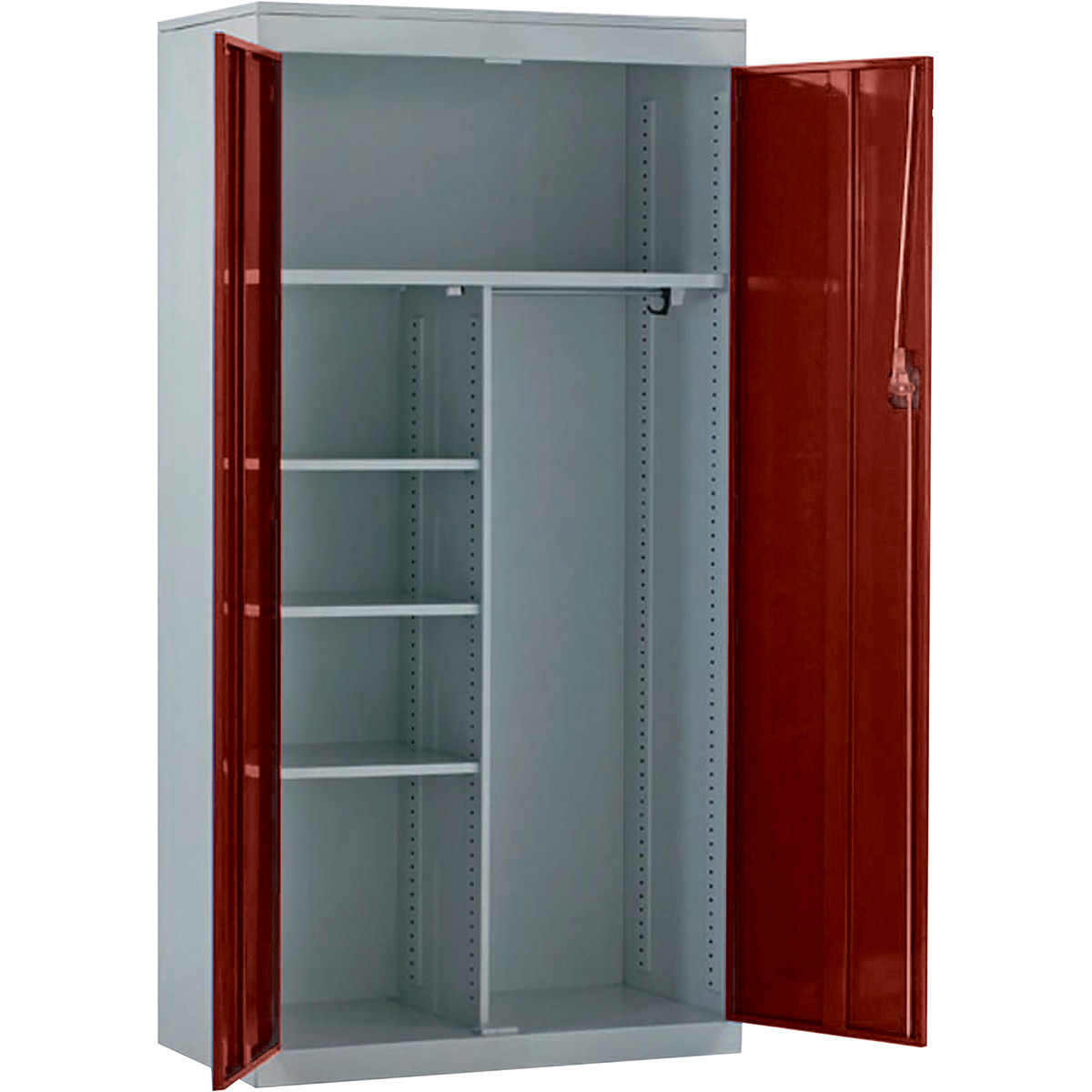 Link 51 Maroon Clothing and Equipment Storage Cabinet | Link 51 | Tool ...