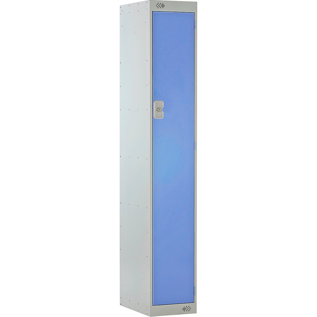 Link 51 One-Tier Light Blue Metal Locker 300mm x 450mm x 1800mm | Link ...