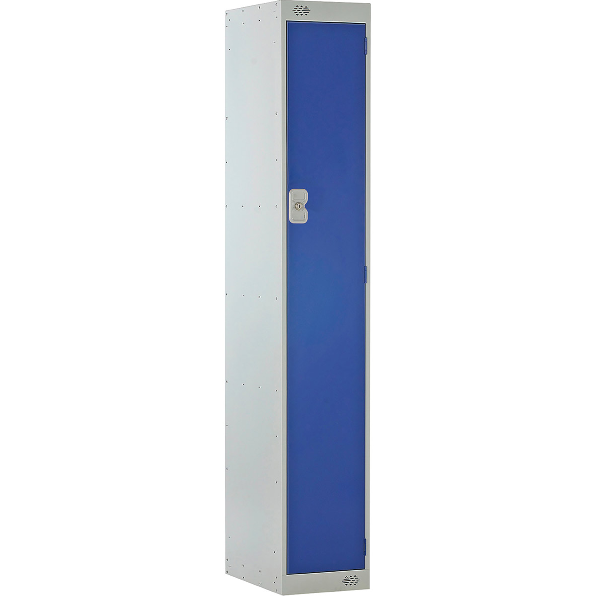 Link 51 One-Tier Dark Blue Metal Locker 300mm x 450mm x 1800mm | Link ...