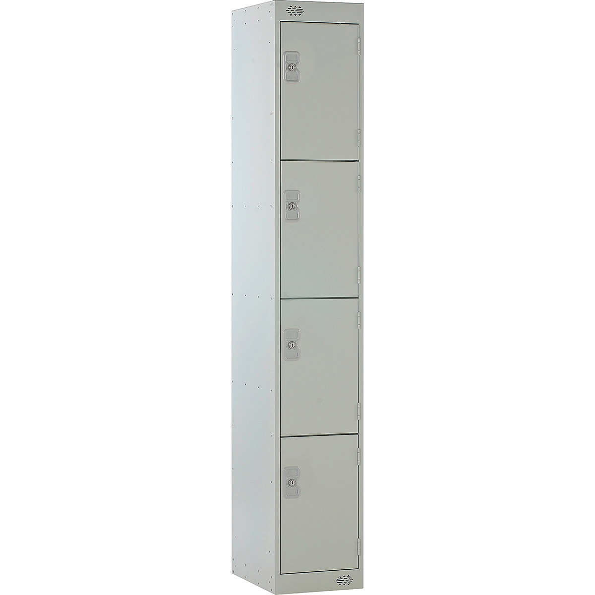 Link 51 Four-Tier Grey Metal Locker 300mm x 300mm x 1800mm | Link 51 ...