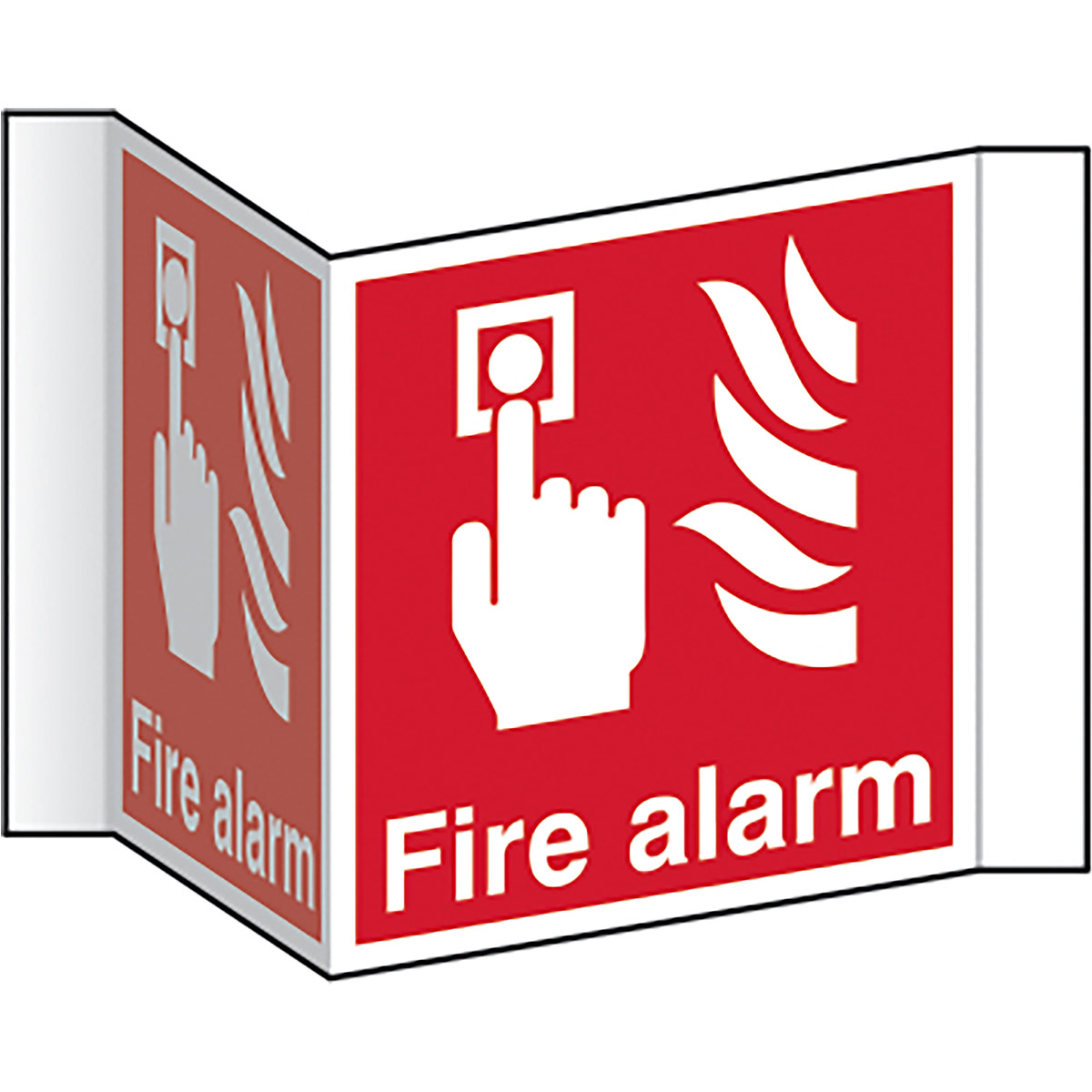 PVC "Fire Alarm" Projection Sign 200mm | Spectrum Industrial | Fire ...