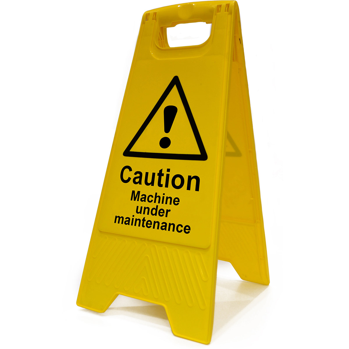 Heavy-Duty "Caution Machine Under Maintenance" A-Board Sign 300mm x ...