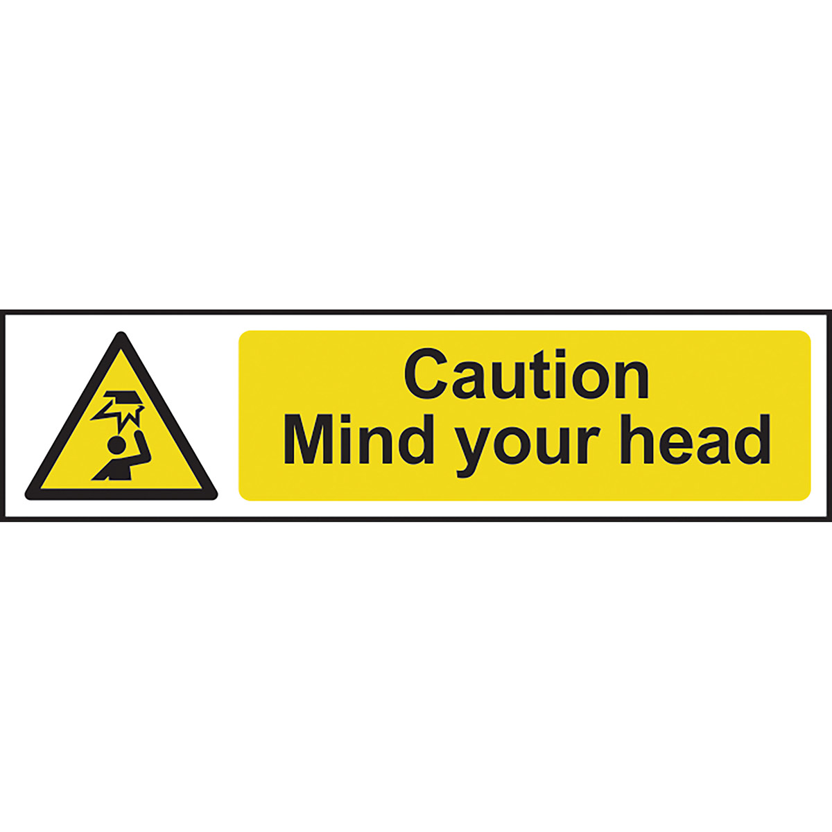 Caution Mind Your Head Hazard Sign | Not Branded | Overhead Hazard | Arco