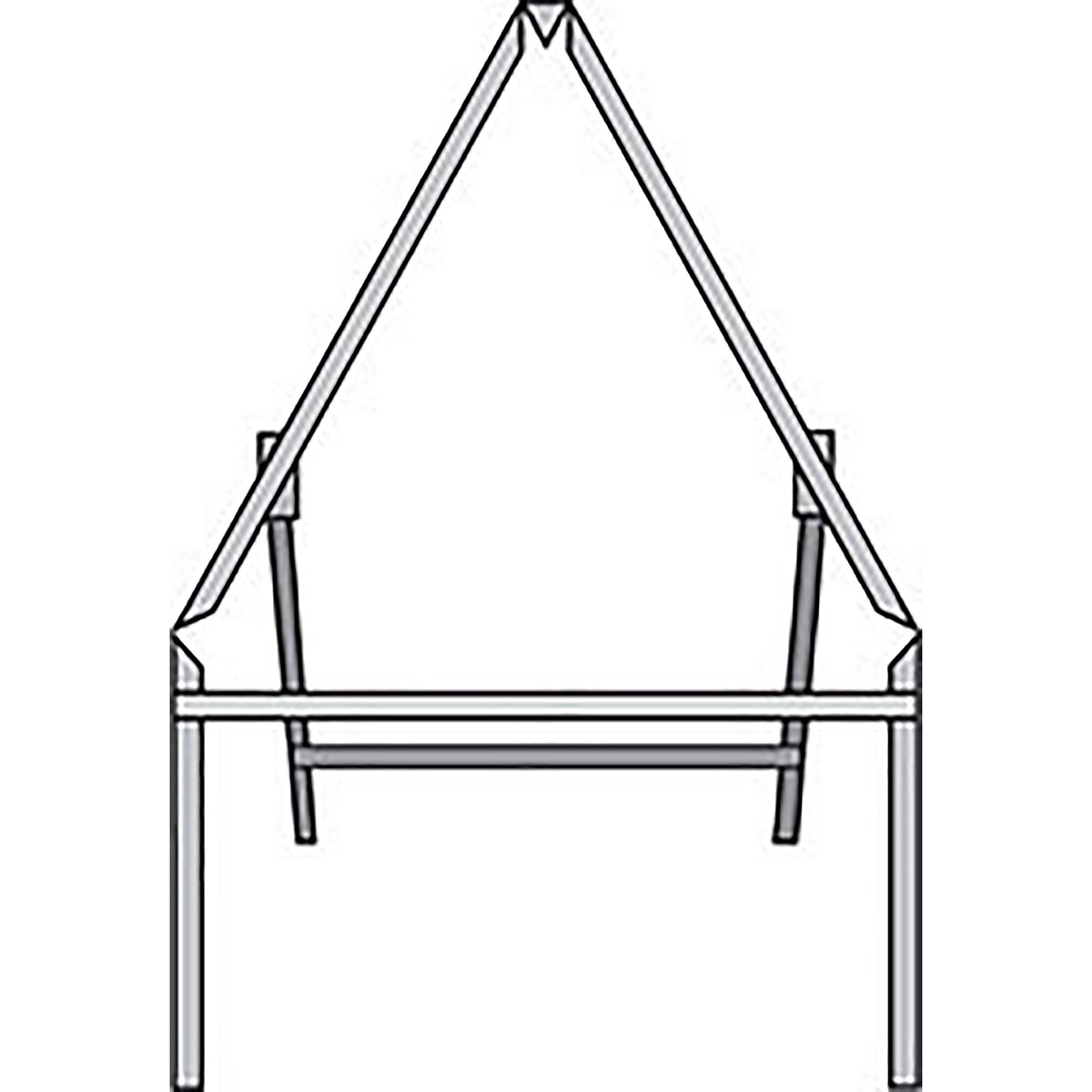 Steel Triangular Road Sign Frame 600mm | Spectrum Industrial | Road ...