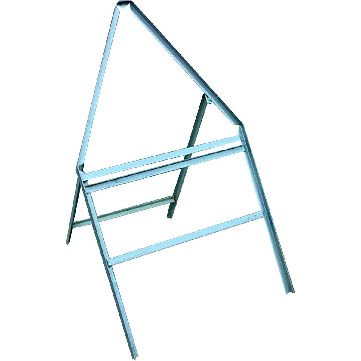 Steel Triangular Road Sign Frame with Supplementary Plate Space 600mm ...