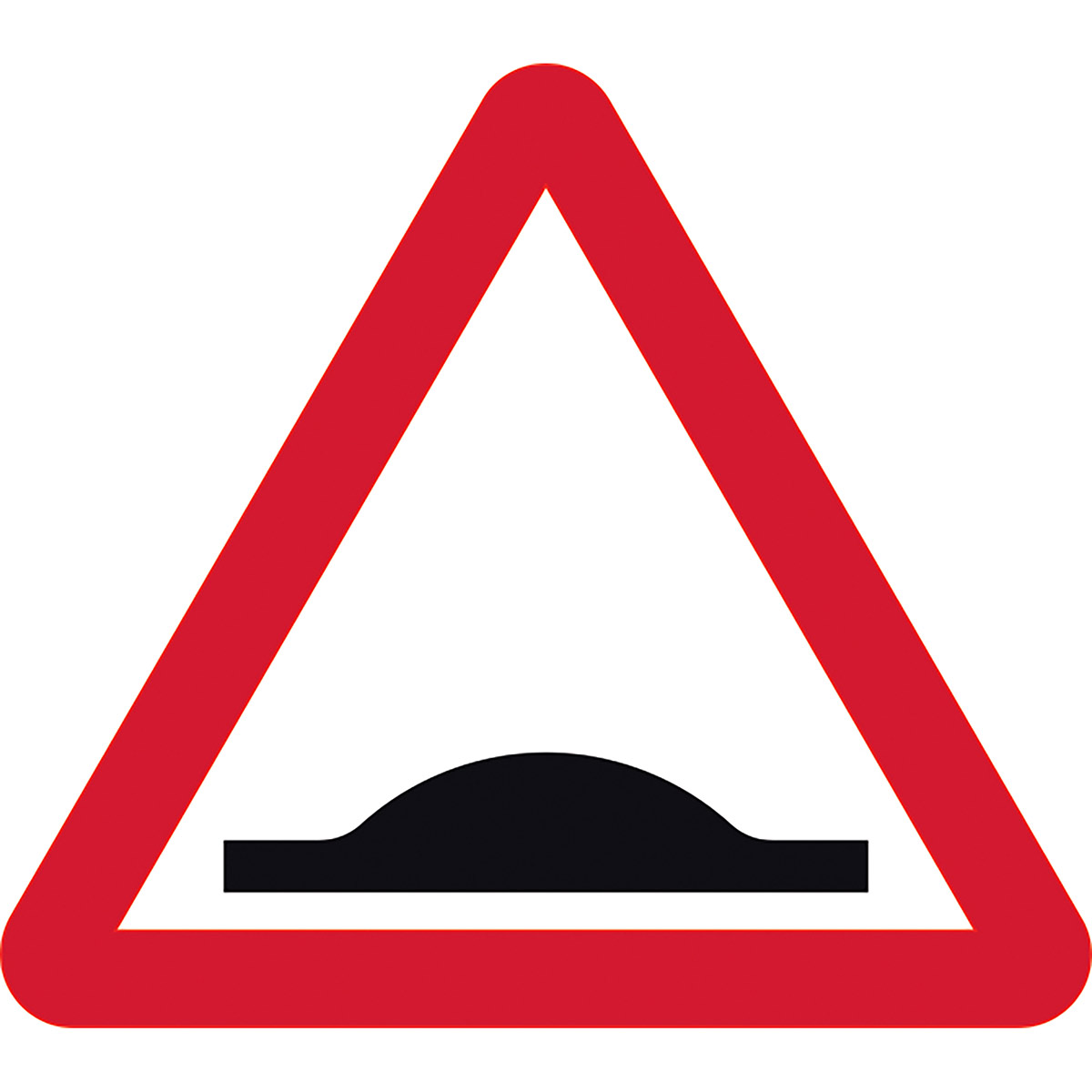 Dibond Triangular Speed Bumps Permanent Road Sign 600mm | Spectrum ...