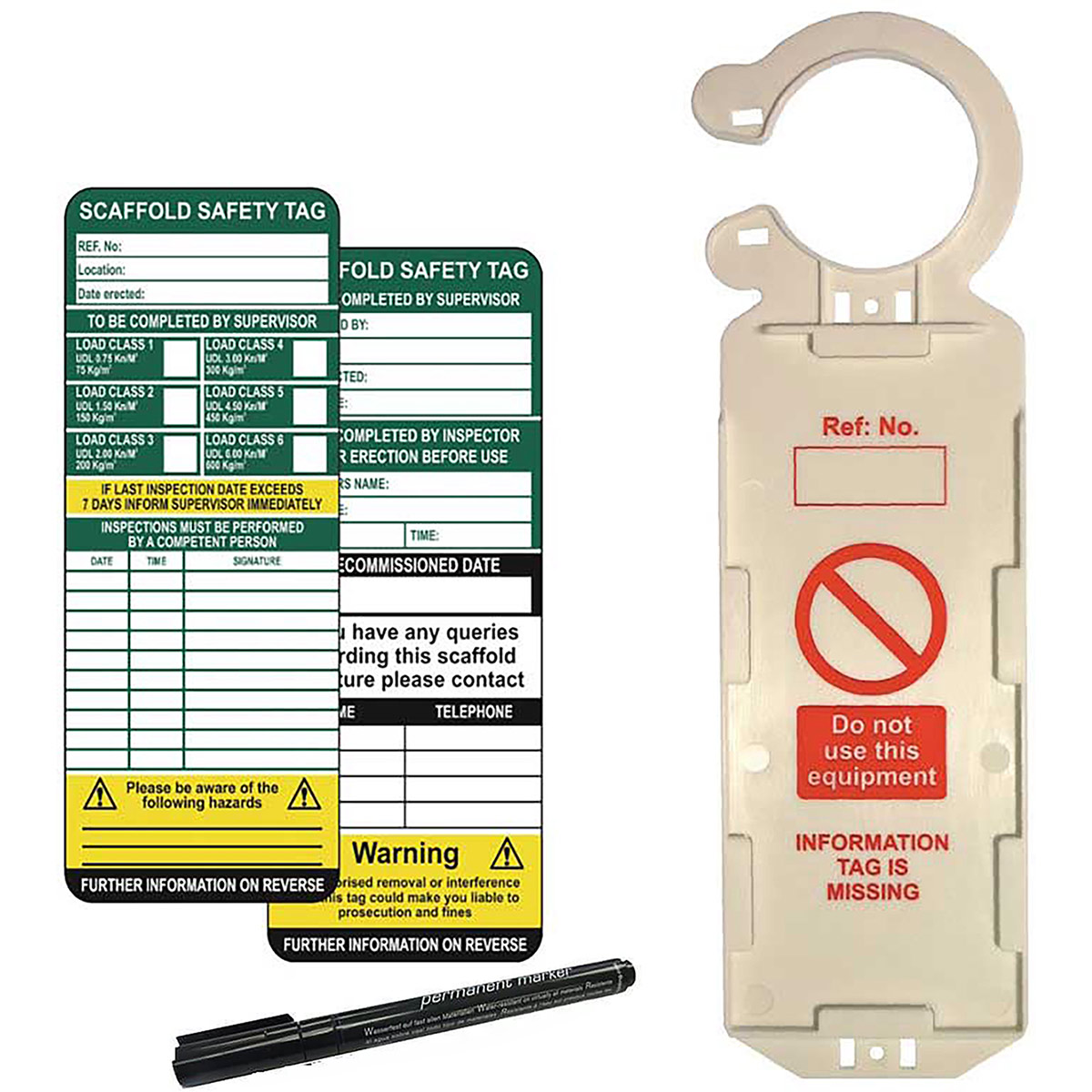 ClawTag Scaffolding Safety Management Single Tag Kit | Spectrum ...