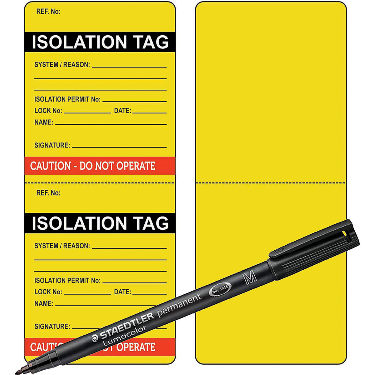 AssetTag Isolation Tag Kit | Spectrum Industrial | Scaffold Tag Inserts ...