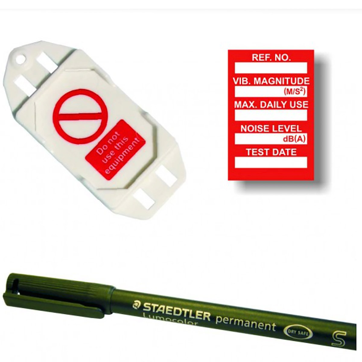 AssetTag Mini Red Vibration Control Insert Tag Kit | Spectrum ...
