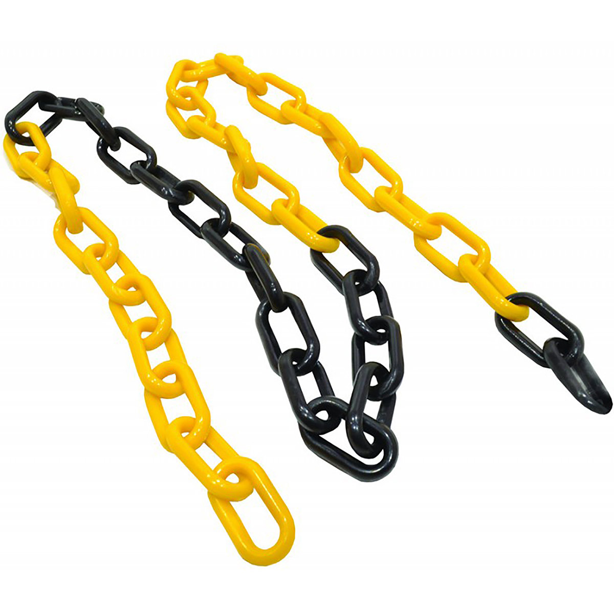 Spectrum Industrial Yellow/Black Plastic Chains 5m | Spectrum ...