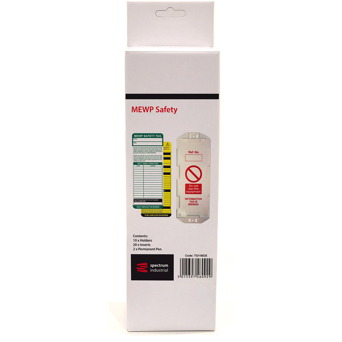 AssetTag MAX MEWP Safety Tag Kit in Box | Spectrum Industrial | Asset ...
