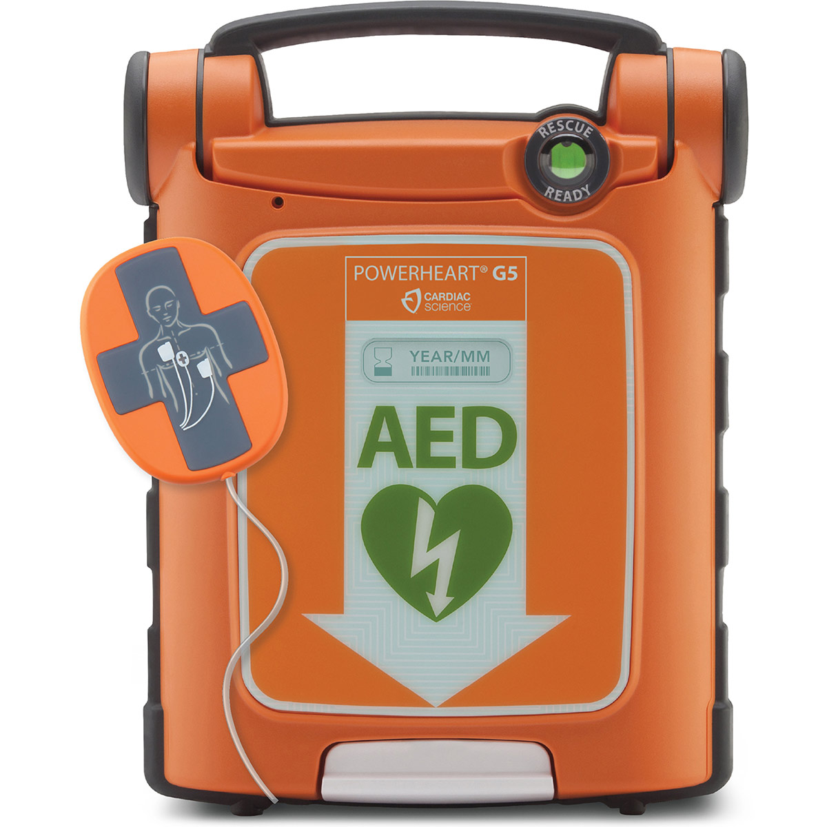 Cardiac Science Powerheart G5 Semi-Automated Defibrillator and CPR Unit ...