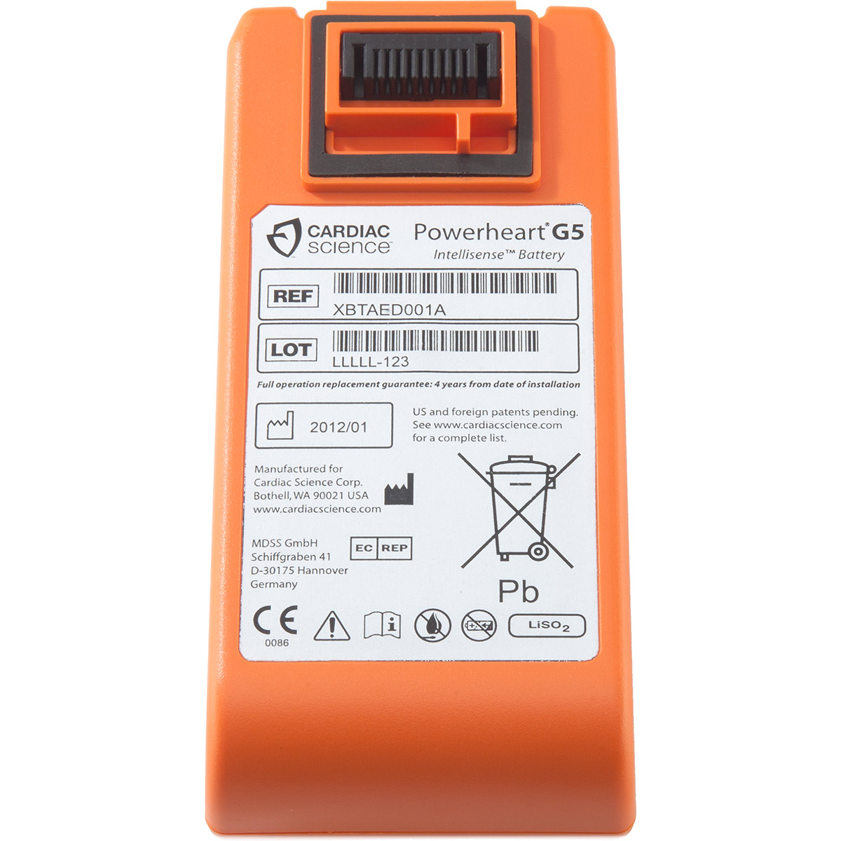 Cardiac Science Powerheart G5 Defibrillator Battery | Cardiac Science ...