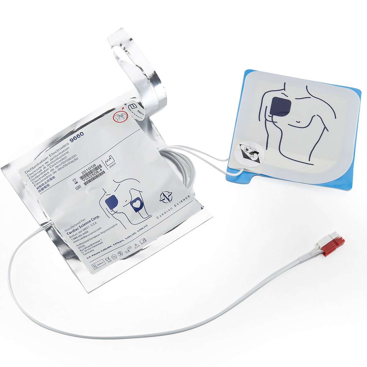 Cardiac Science Powerheart G3 Adult Defibrillator Pads | Cardiac ...