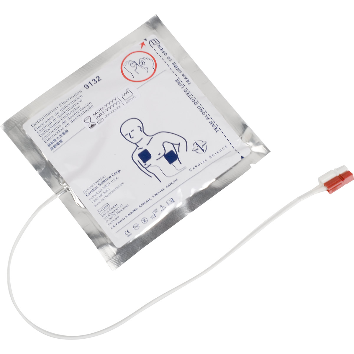 Cardiac Science Powerheart G3 Adult Defibrillator Pads | Cardiac ...