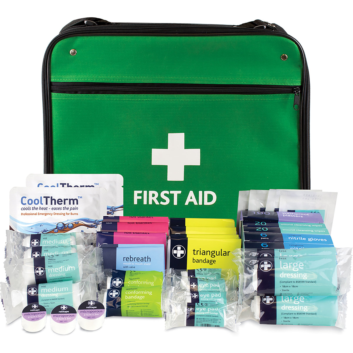 Reliance Medical Large British-Standard First Aid Kit Grab Bag ...