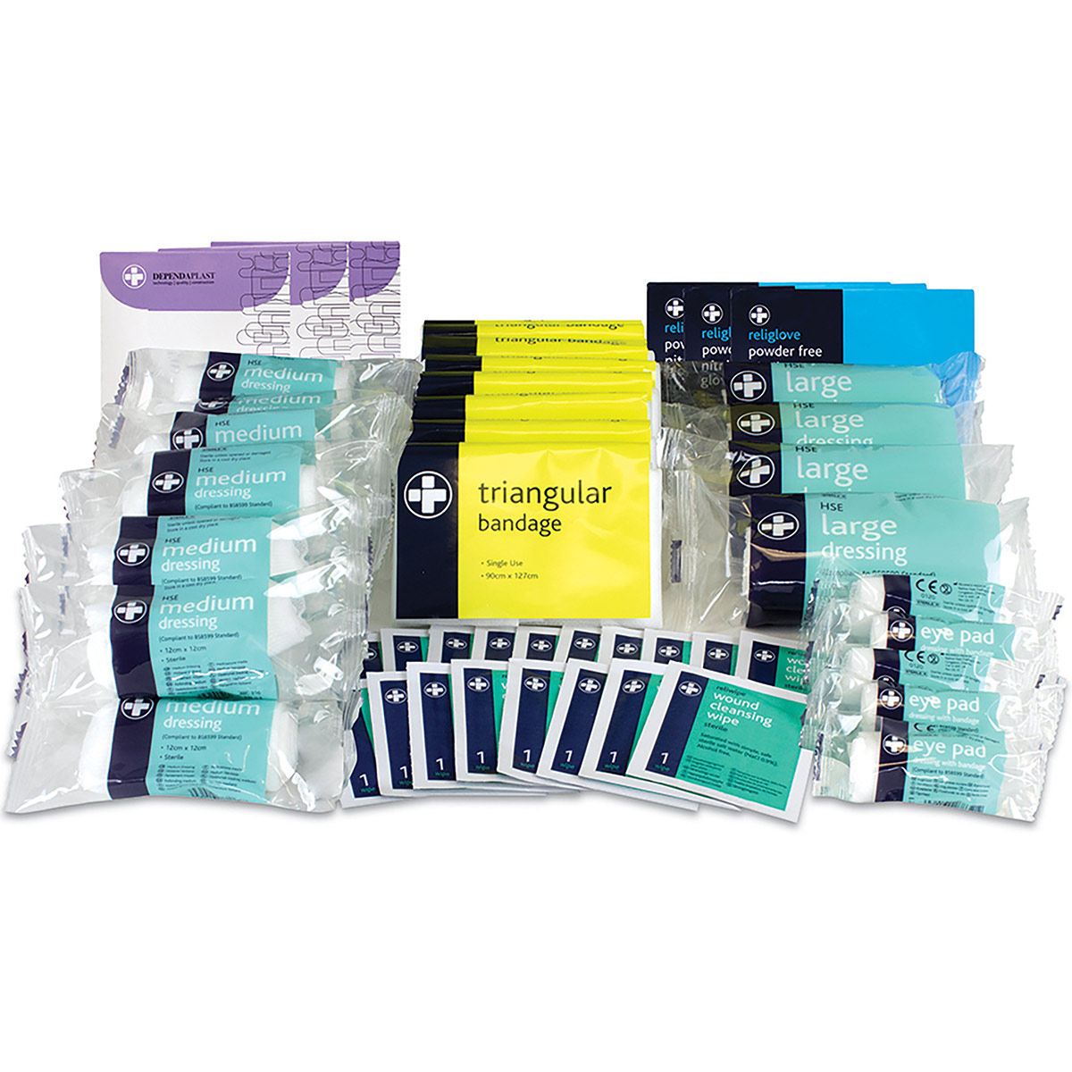 Reliance Medical HSE 50-Person First Aid Kit Refill | Reliance Medical ...