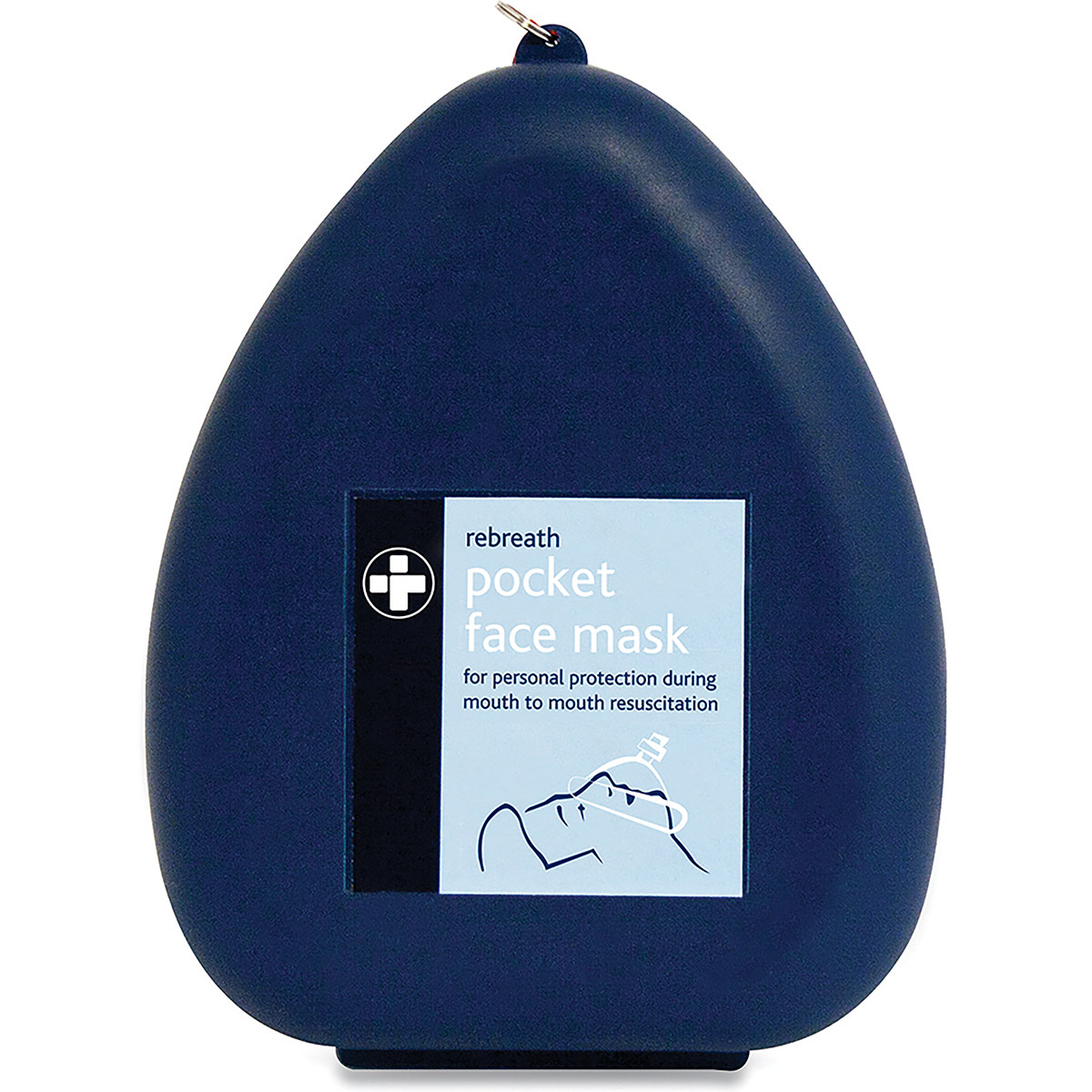 Rebreath Pocket Resuscitation Face Mask with Valve | Reliance Medical ...