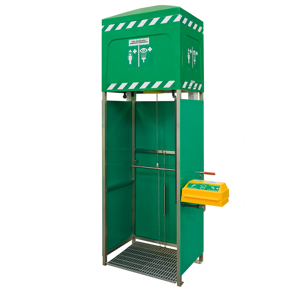 Hughes 350L Immersion-Heated Tank-Fed Safety Shower | Hughes ...