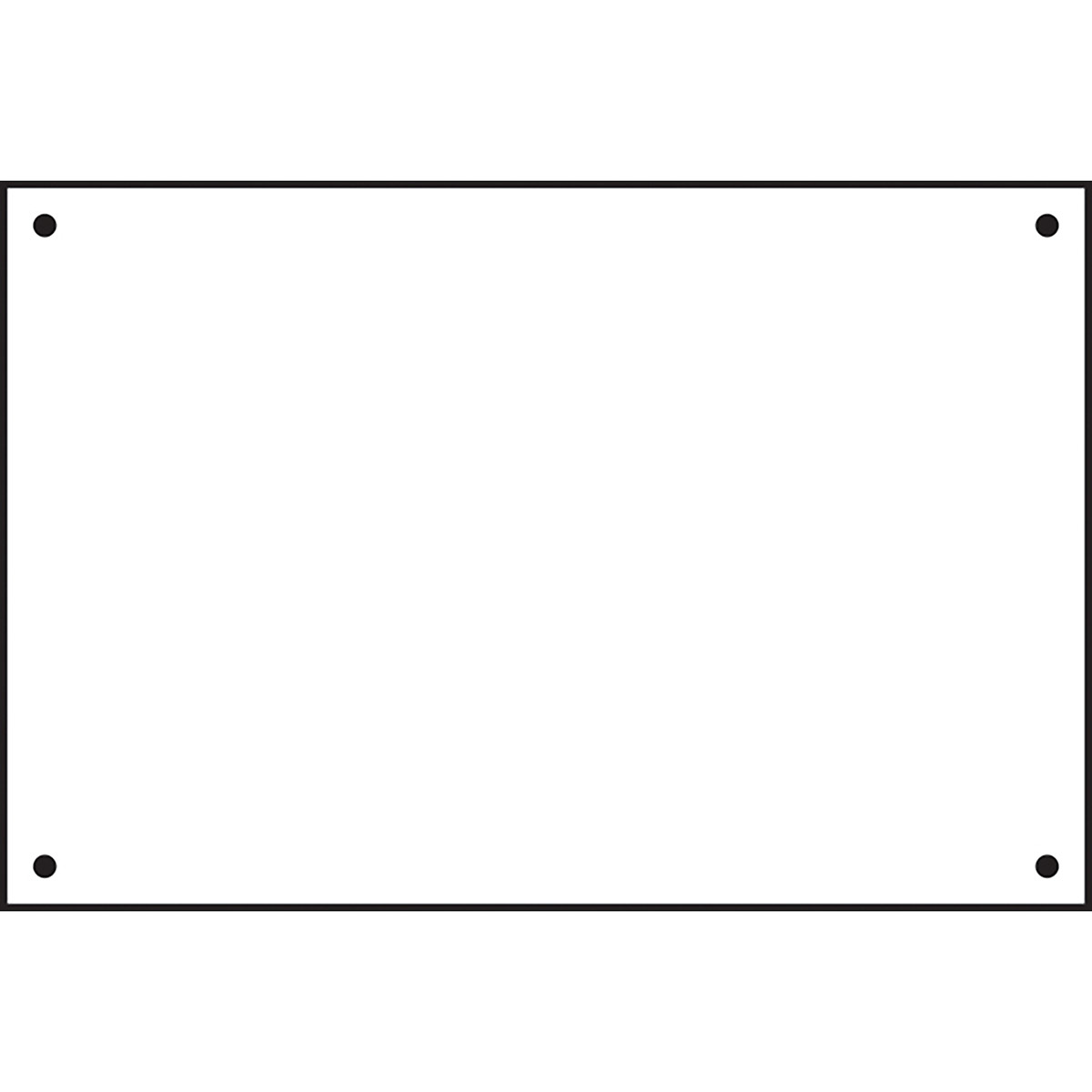 White Backboard 600mm x 400mm | Spectrum Industrial | Backboards | Arco