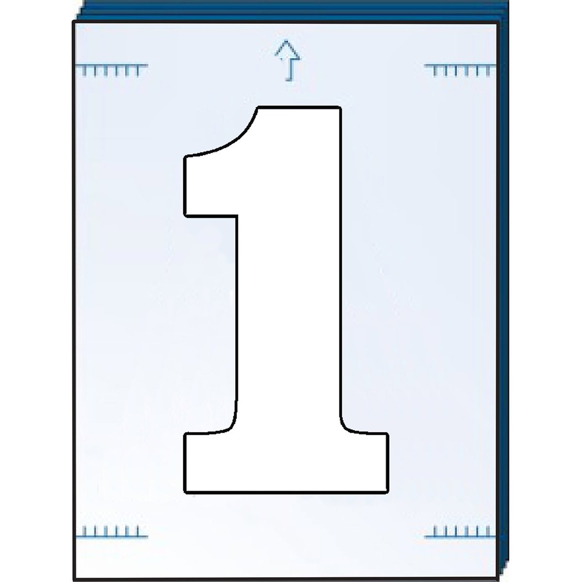 Polyester 0-9 Numbers Stencil Set 150mm | Spectrum Industrial ...