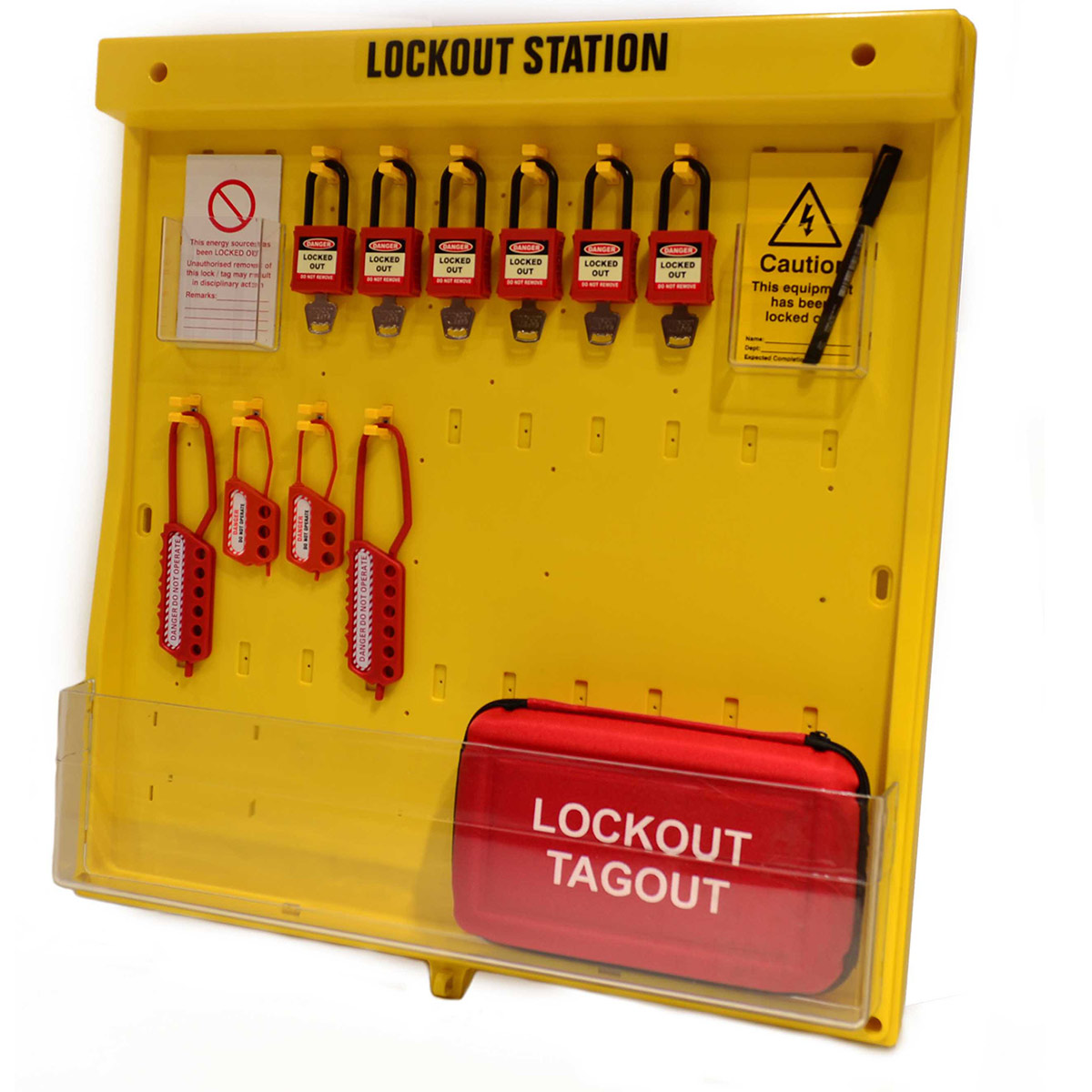 Spectrum Industrial Electrical Lockout Station with Cover | Spectrum ...