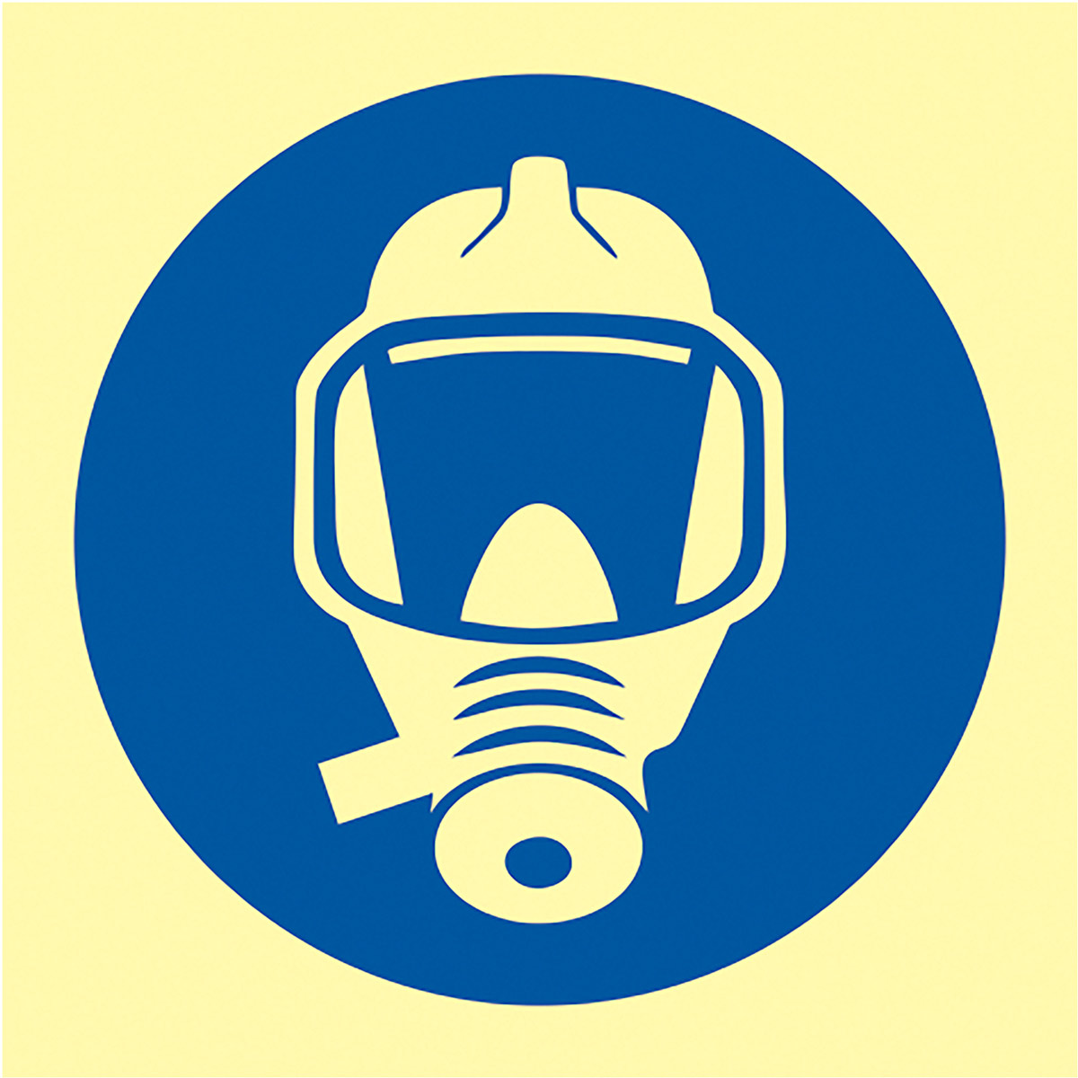 PVC Photoluminescent Breathing Apparatus Sign 150mm x 150mm | Spectrum ...