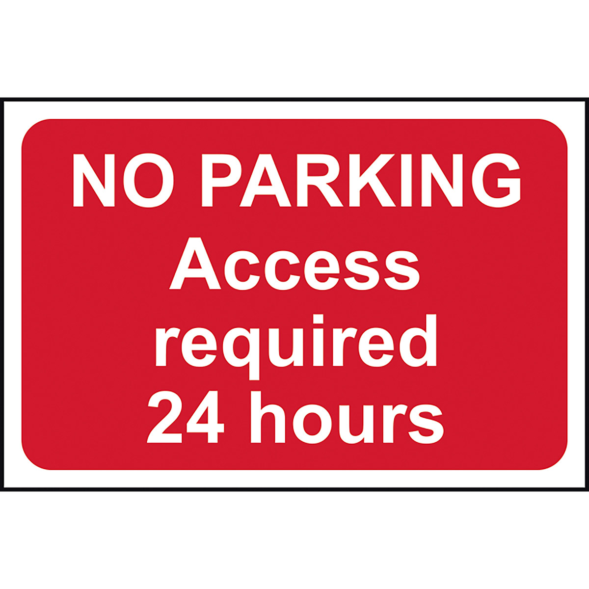 Foamex "No Parking Access Required…" Sign 600mm x 400mm | Spectrum ...