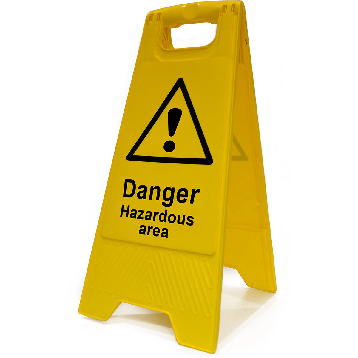 Heavy-Duty "Danger Hazardous Area" A-Board Sign 300mm x 620mm ...