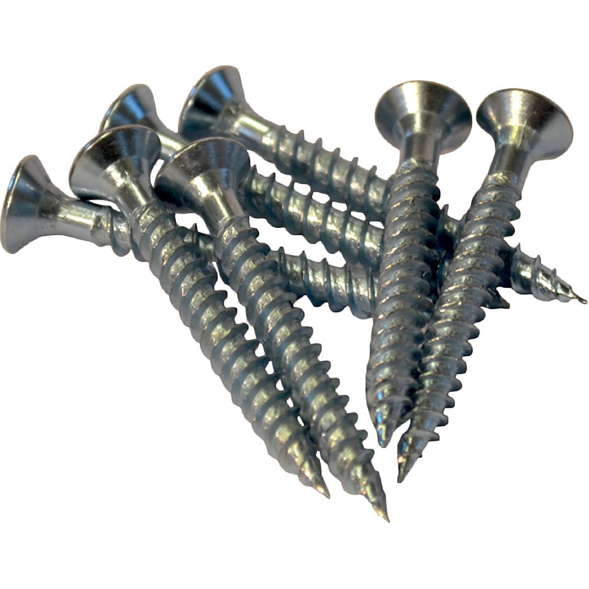Twin-Thread Countersunk Wood Screw 38mm x 6ZP (Pack of 200) | Spectrum ...