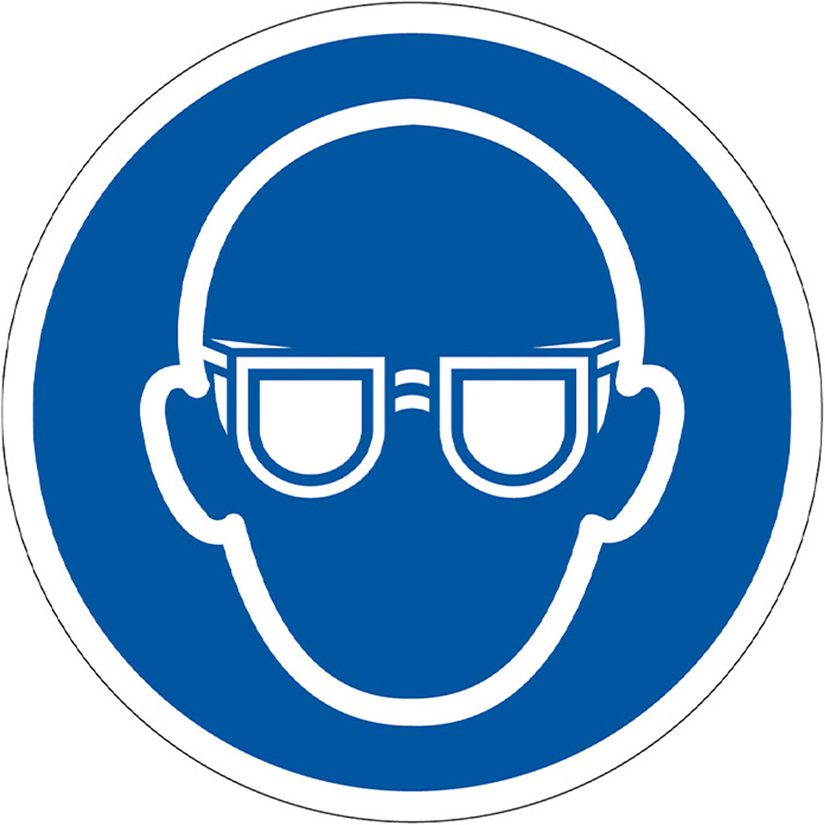 Slip-Resistant Laminate Eye Protection Symbol Floor Graphic 400mm ...