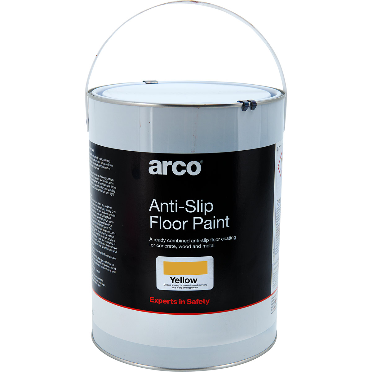 Arco Yellow Slip-Resistant Floor Paint 5L | Arco | Decorator’s Tools | Arco
