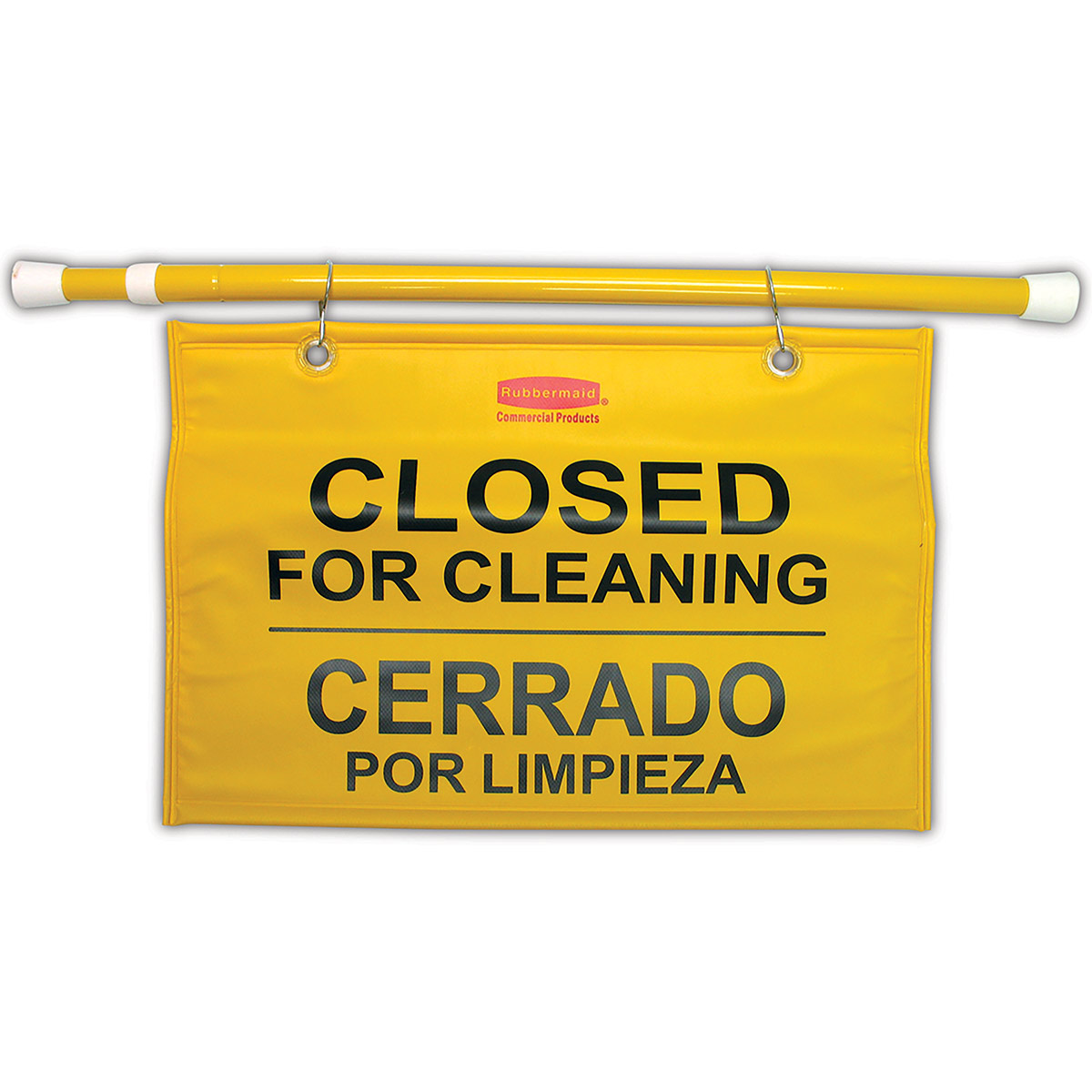 Rubbermaid Multilingual "Closed for Cleaning" Hanging Safety Sign ...