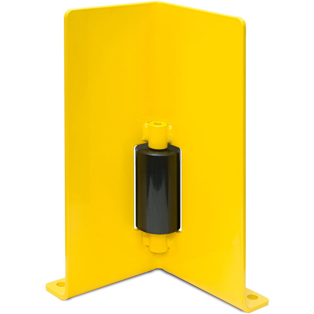 BLACK BULL Yellow/Black Right-Angle Racking Protector with Guide Roller ...