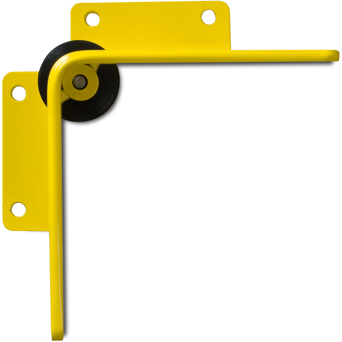 BLACK BULL Yellow/Black Right-Angle Racking Protector with Guide Roller ...