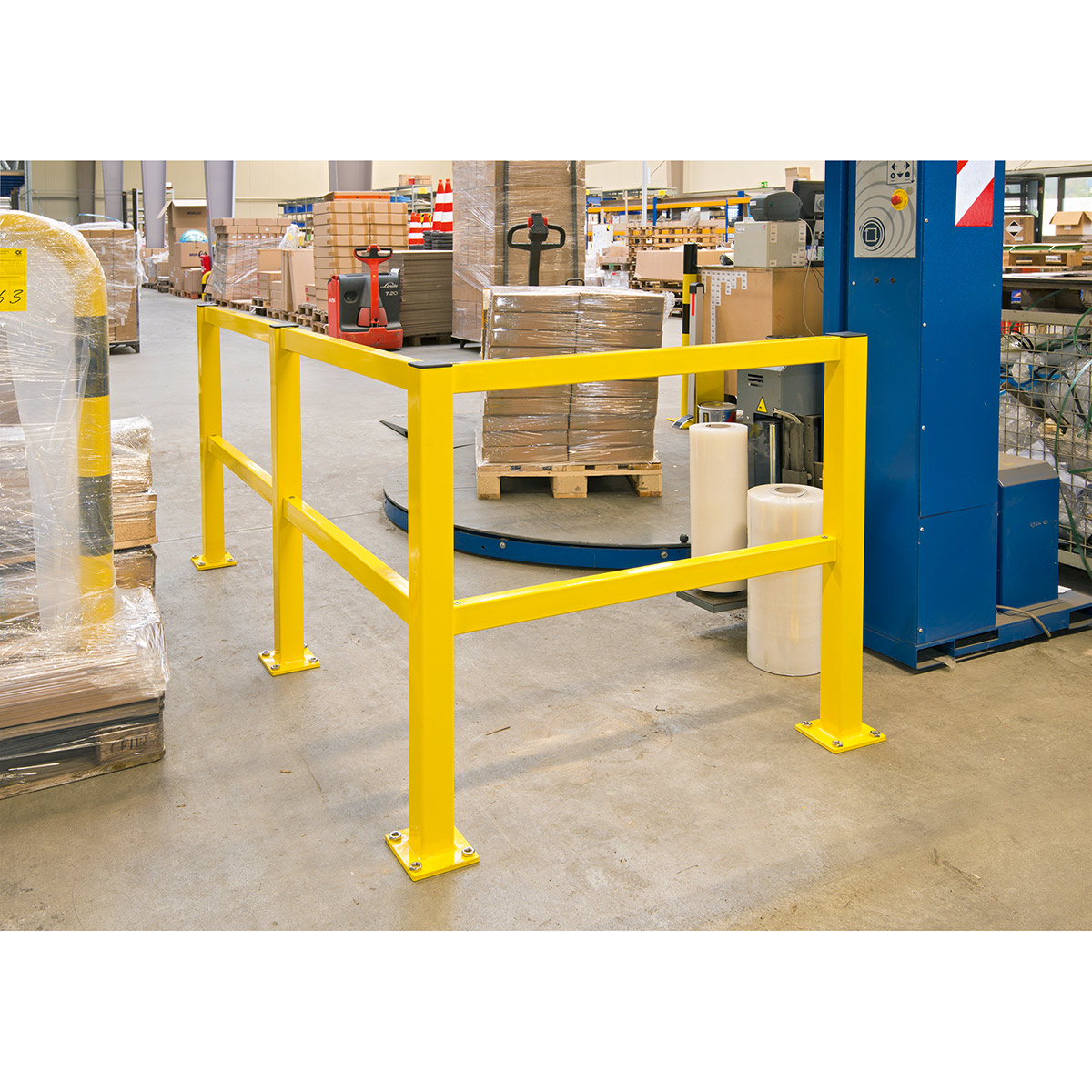 BLACK BULL Medium-Duty Railing System 2m Indoor Lateral Rail | Traffic ...