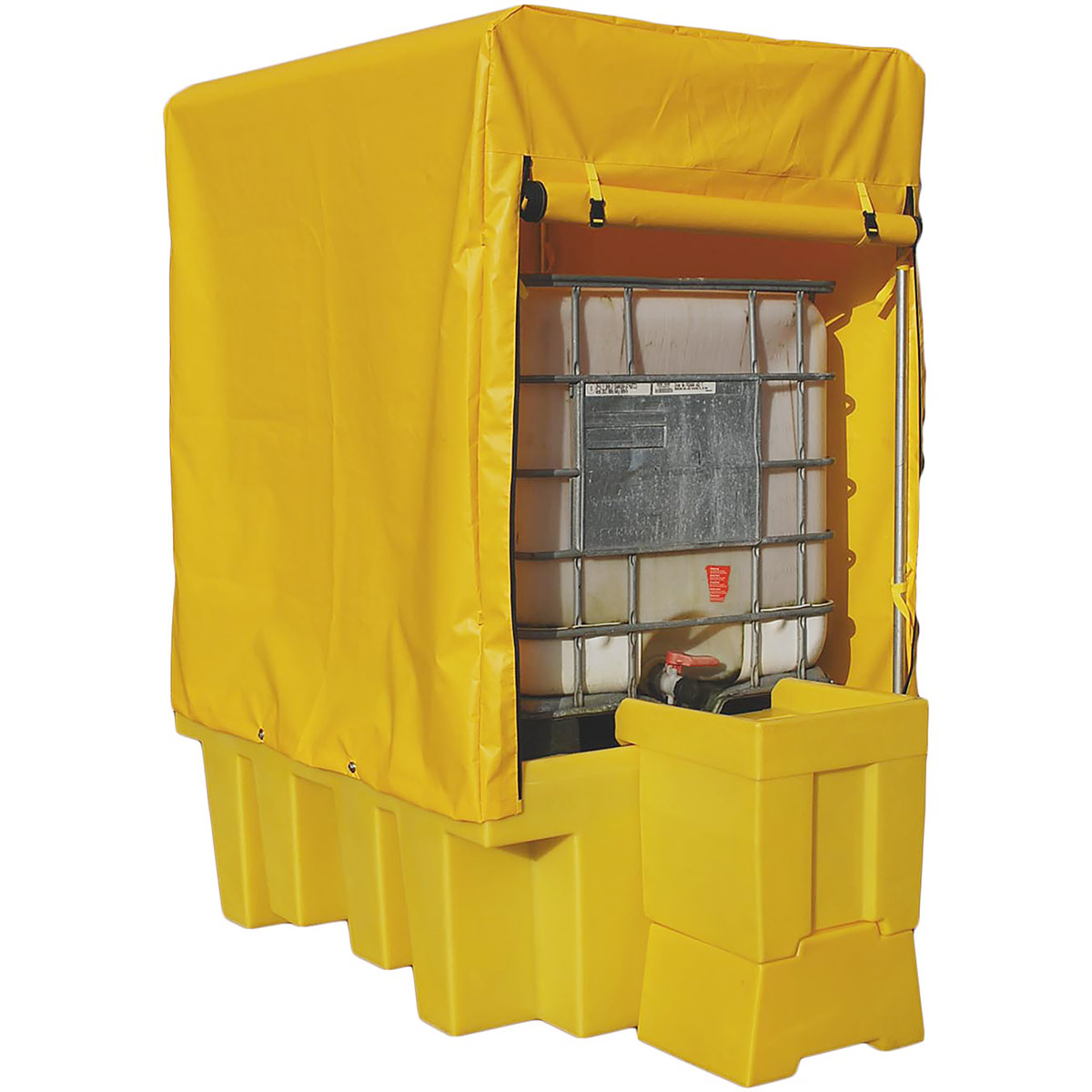 Ecotek Single Soft-Top Polyethylene IBC Spill Pallet | Ecospill | IBC ...