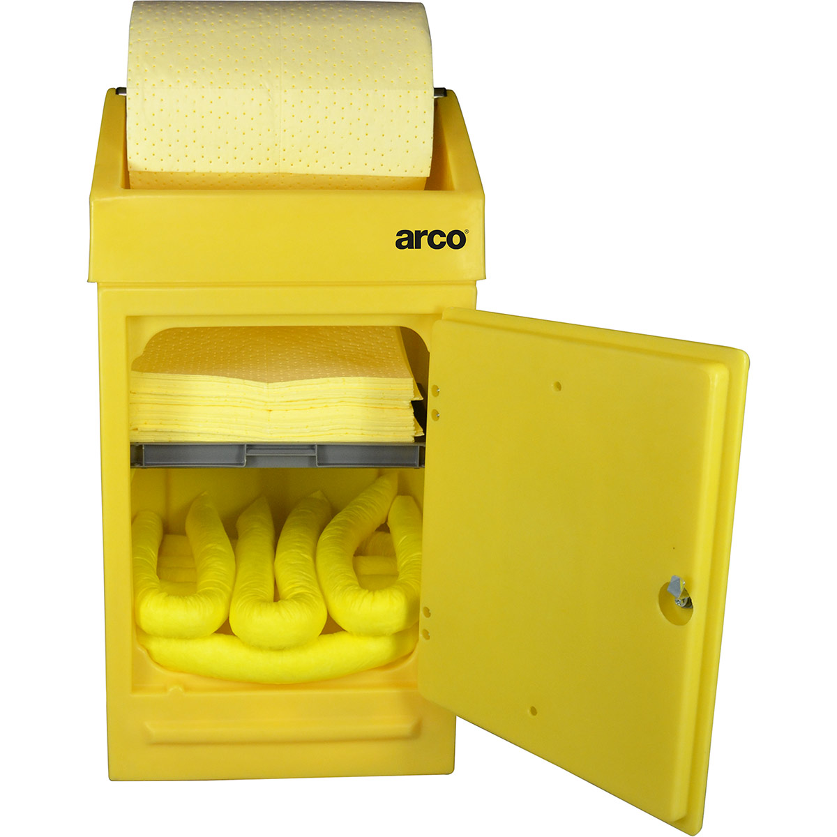 Arco Plastic 260L Spill Kit Storage Station with Chemical Absorbents ...