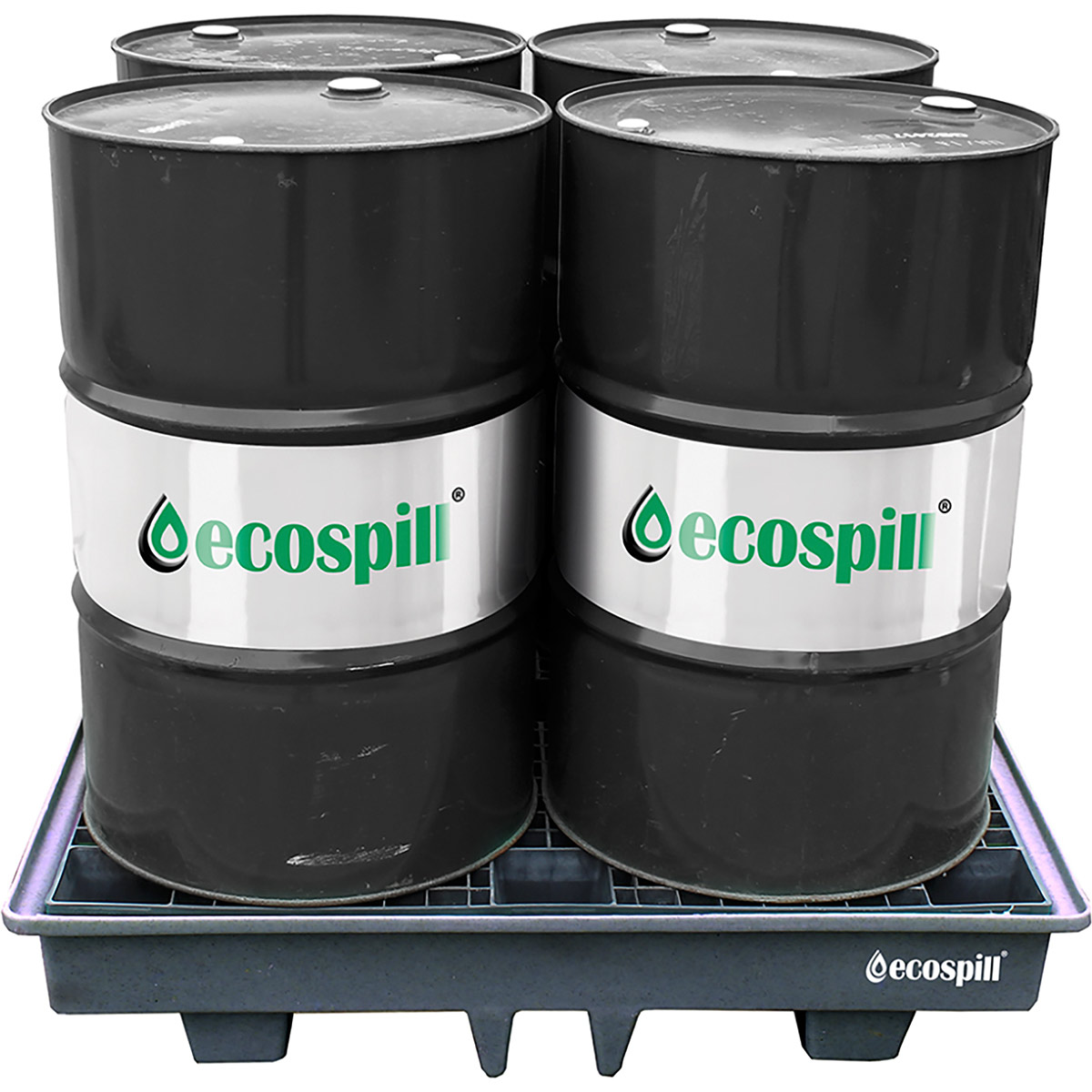 Ecospill Four-Drum Recycled Spill Pallet | Ecospill | Drum Spill ...