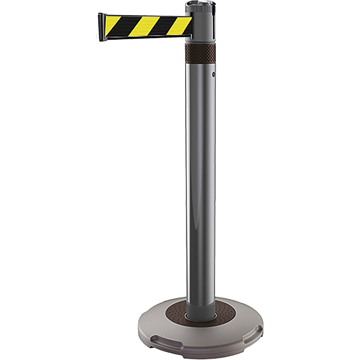 Skipper Q Retractable Barrier Post with Yellow/Black Belt | Skipper ...