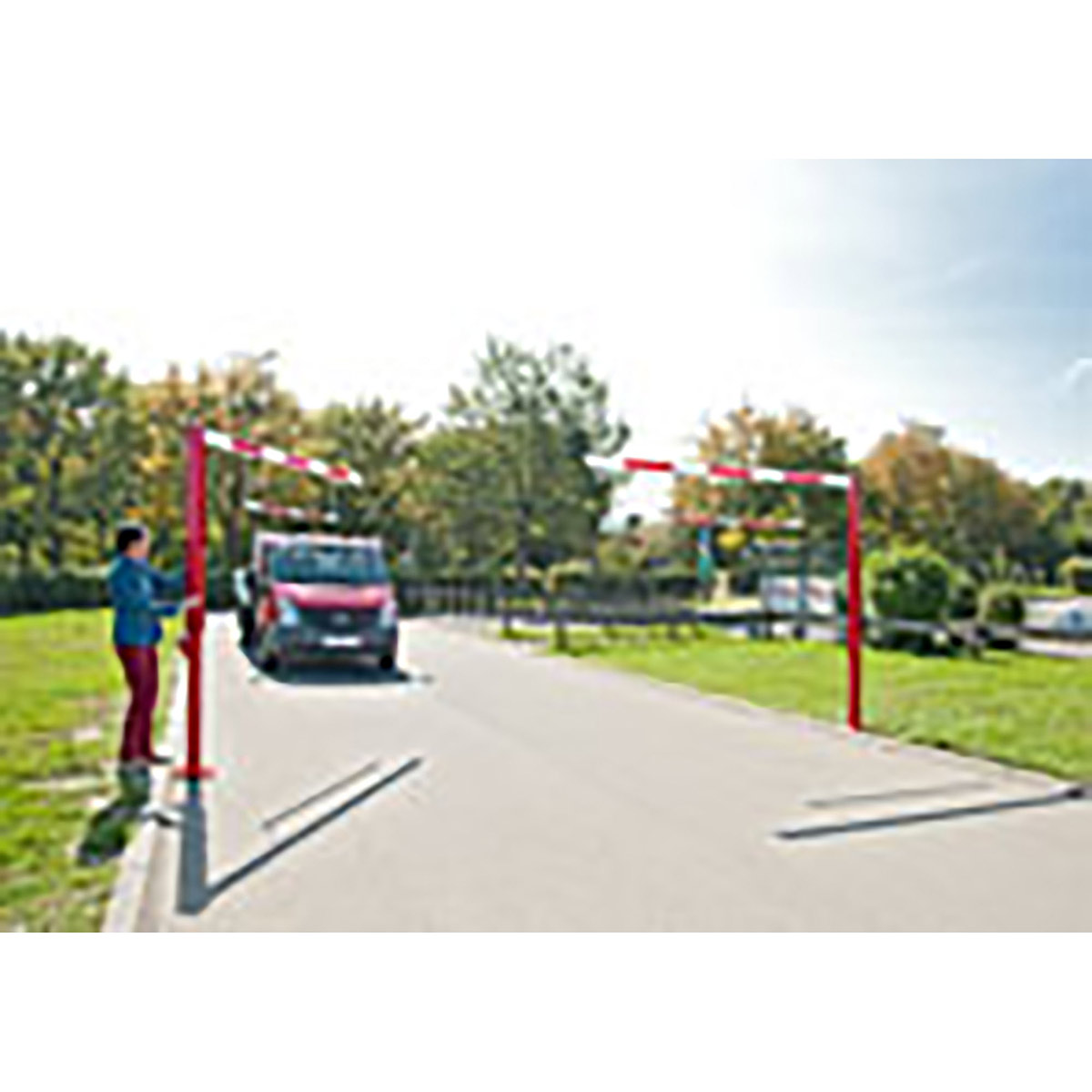 COMPACT Boom Barrier Triangular Key | Traffic-Line | Height Restrictors ...