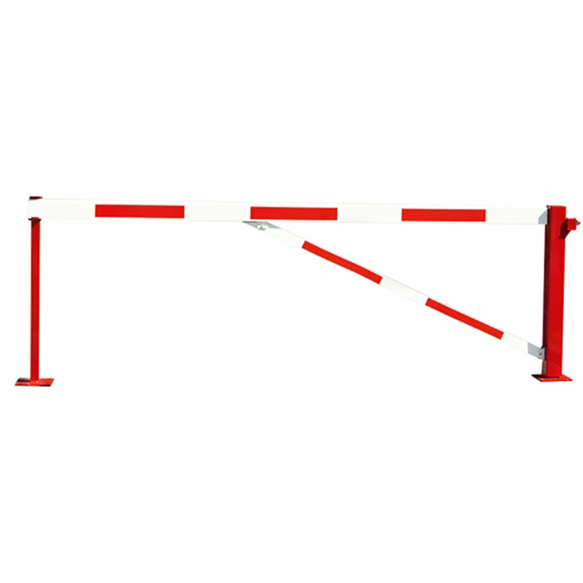 COMPACT Red/White 4.5m Swing Barrier | Traffic-Line | Boom Barriers | Arco