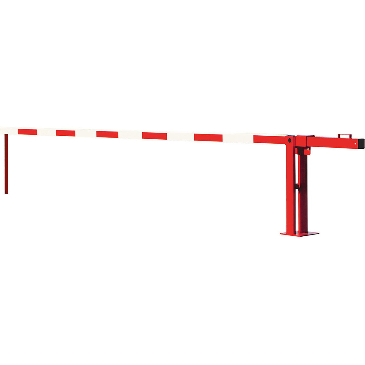COMPACT Red/White 6m Swing-Strut Counterweight Boom Barrier | Traffic ...