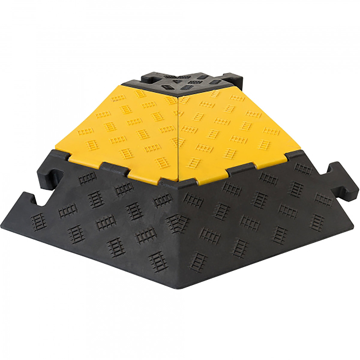 TRAFFIC-LINE Five-Channel Cable/Hose Protection Ramp Right-Angle Module ...
