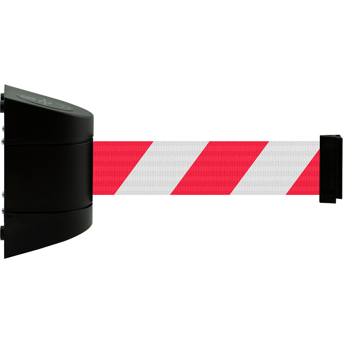 Tensabarrier Retractable Barrier Wall Unit with Red/White Belt ...