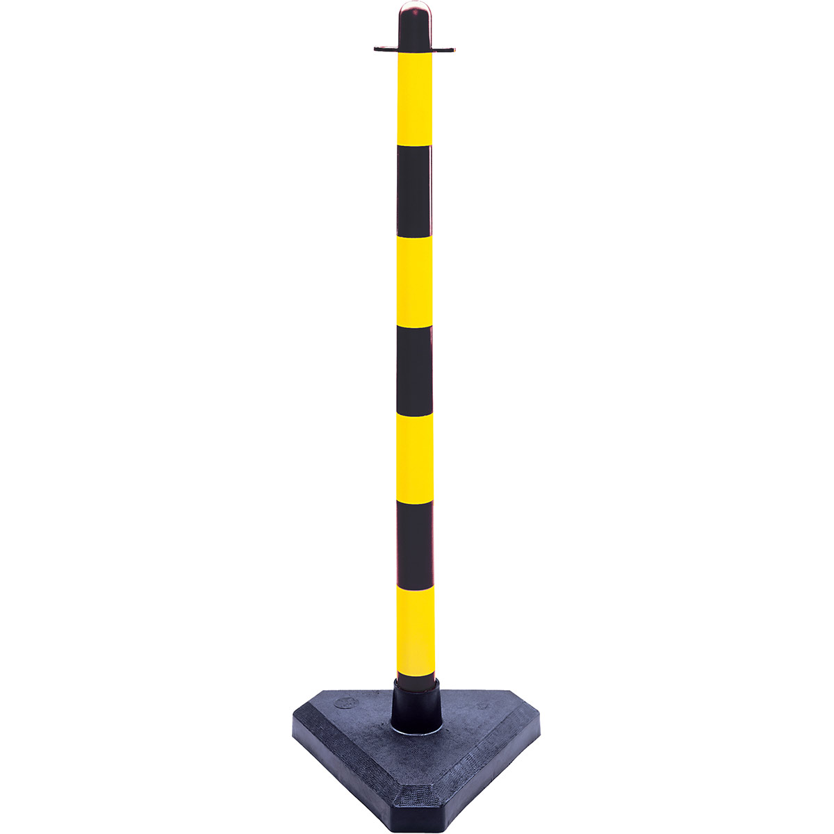 GUARDA Black/Yellow Chain Post with Heavyweight Base | Traffic-Line ...