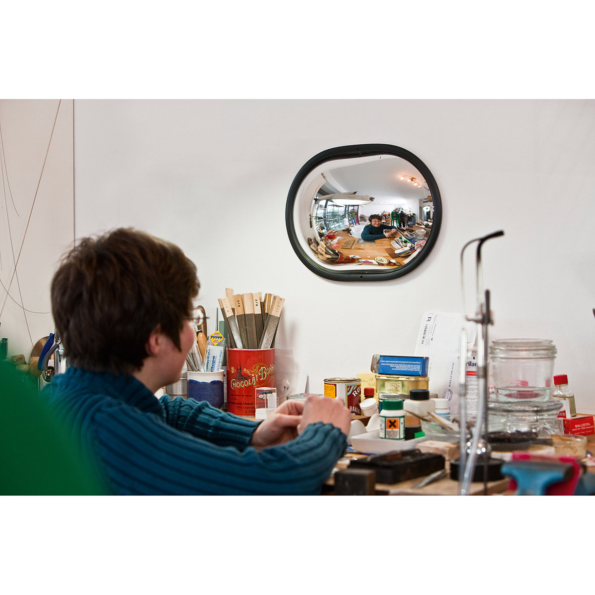 DETECTIVE Oval Convex Mirror 360mm x 260mm | Traffic-Line | Observation ...