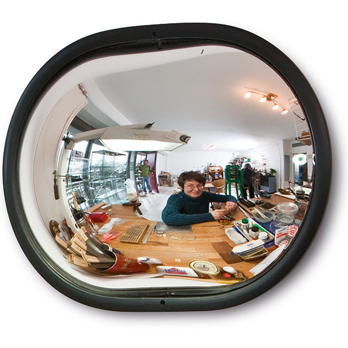 DETECTIVE Oval Convex Mirror 360mm x 260mm | Traffic-Line | Observation ...