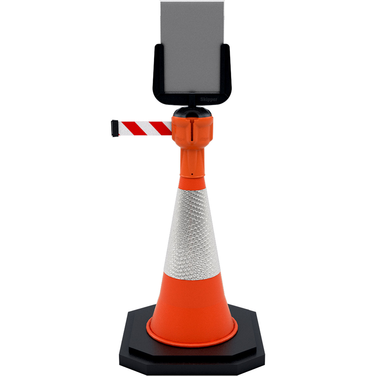 Skipper Retractable Barrier A4 Sign Holder | Skipper | Retractable Belt ...