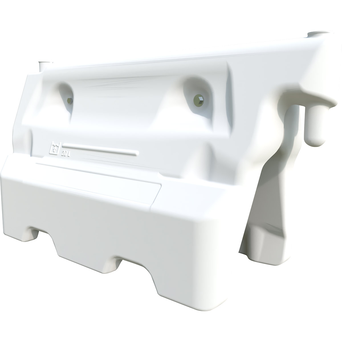 Melba Swintex Hog 600 White Traffic Barrier | Melba Swintex | Mobile ...